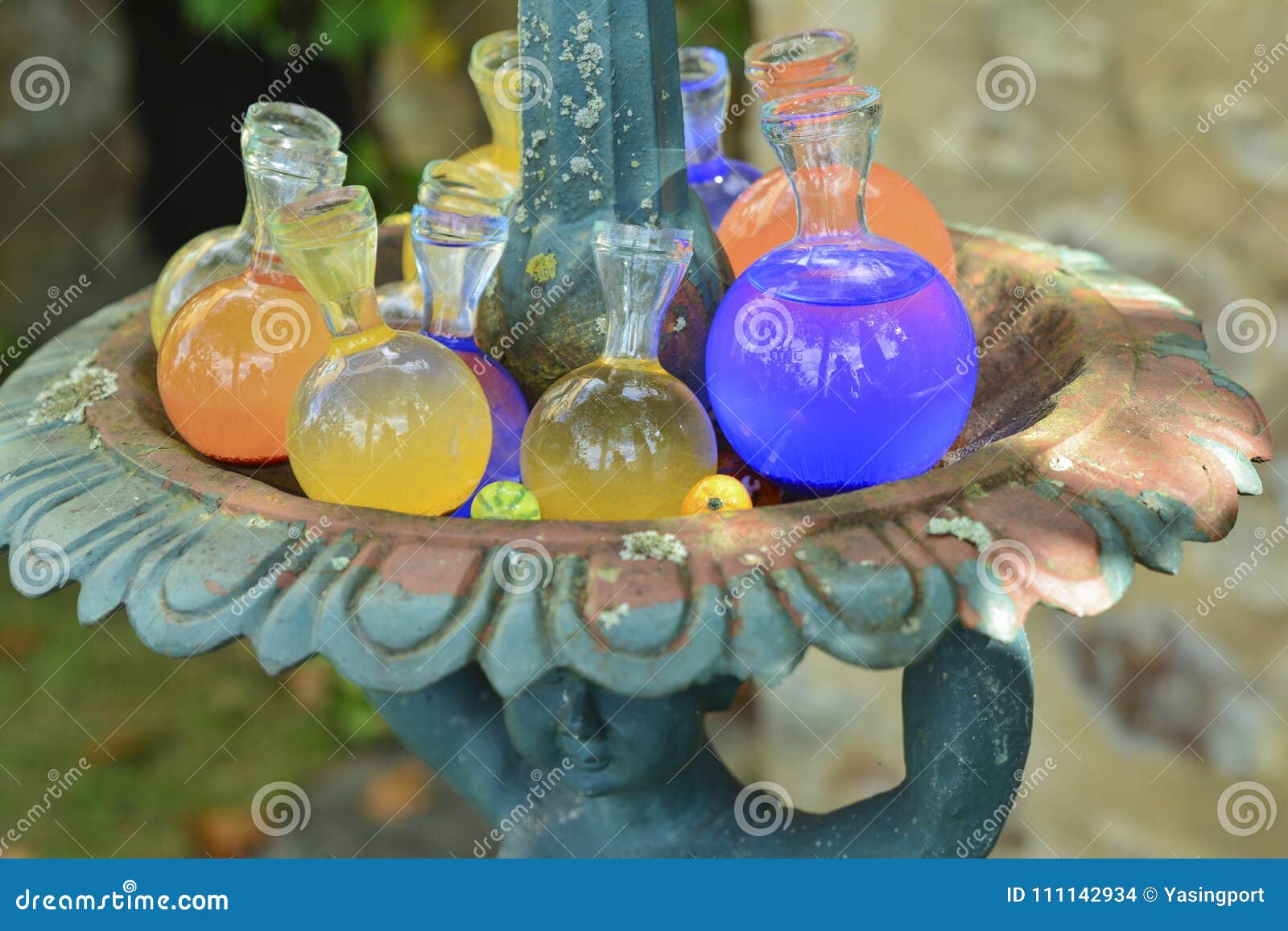 Glass Tubes with Multi-colored Liquid Stock Photo - Image of liquid ...