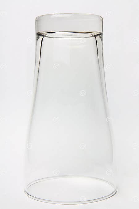 Glass upside down stock image. Image of void, container - 16827339