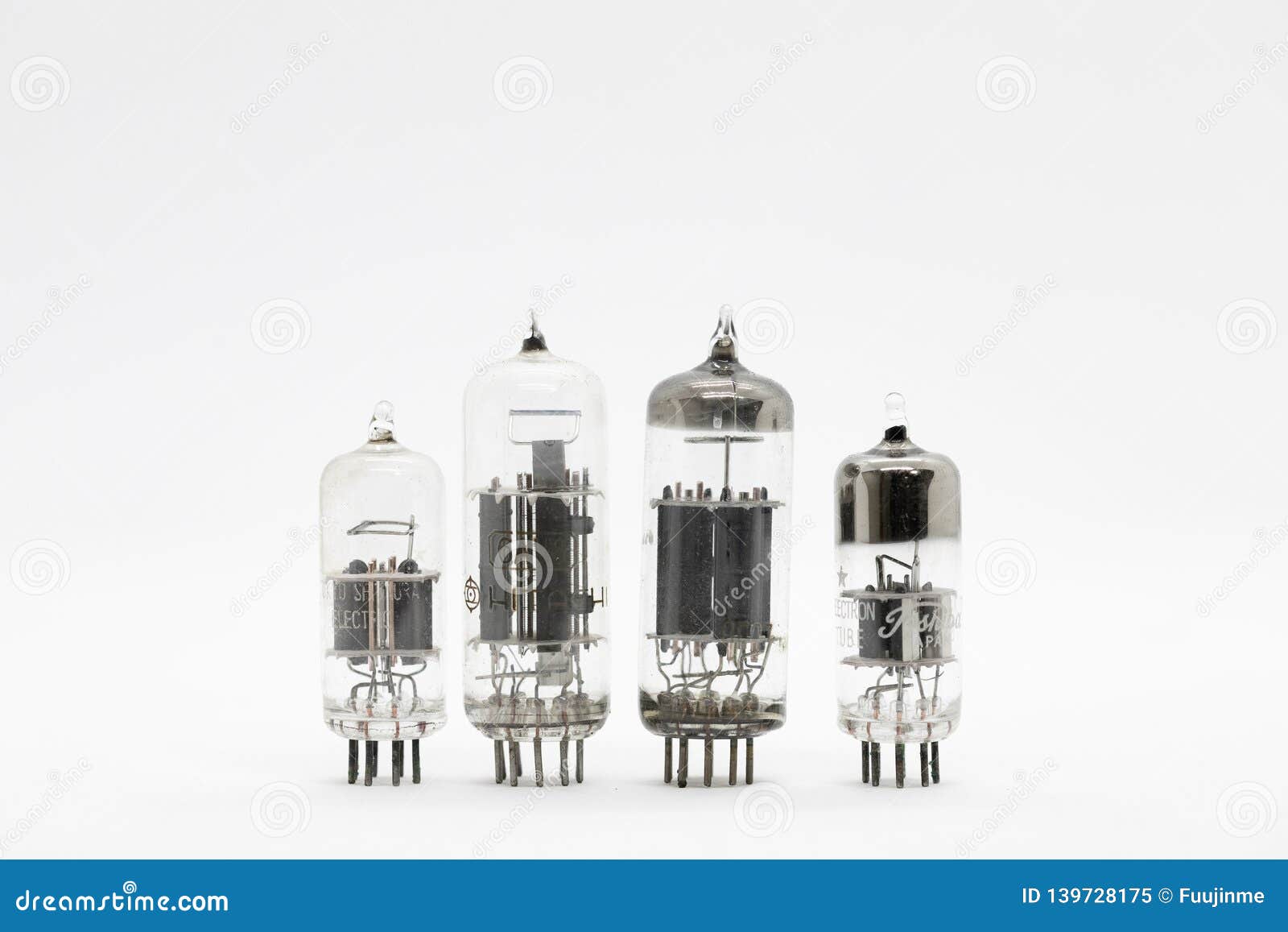 Glass vacuum radio tubes stock image. Image of light - 139728175