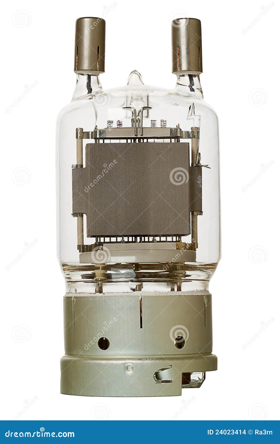 Glass vacuum tube stock photo. Image of amplifying, amplifier - 24023414