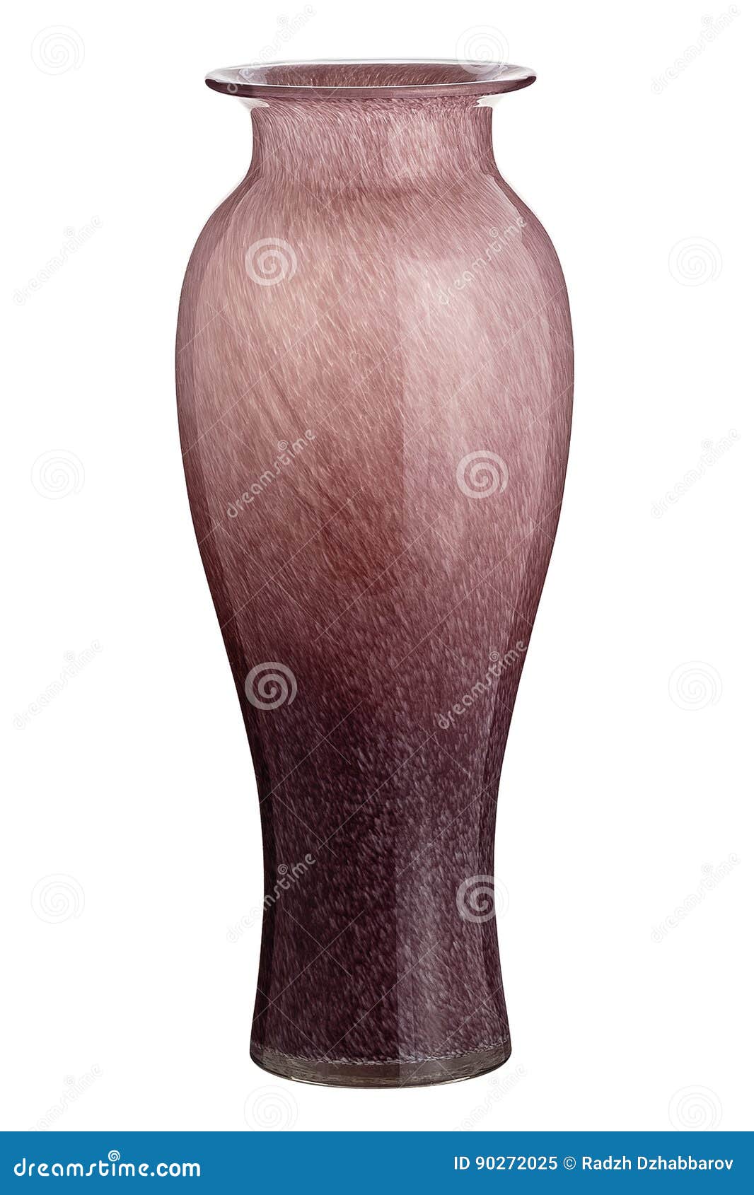 Glass Vase, White Background Stock Image - Image of craft, background ...