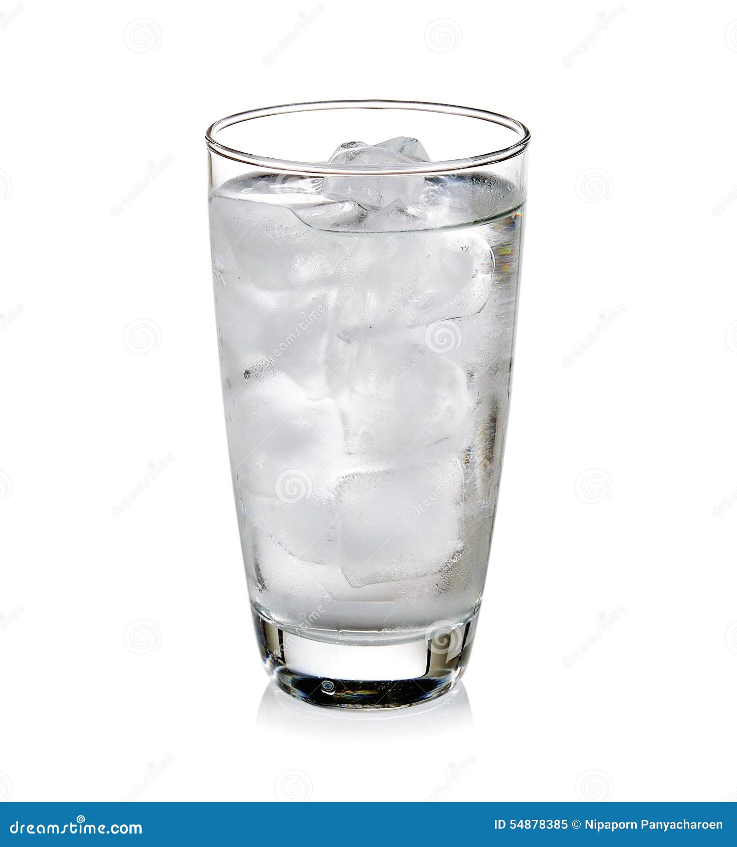 Glass of very cold water stock image. Image of full, object - 54878385