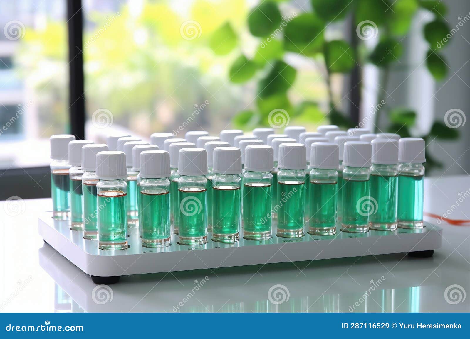 Glass Vials for Liquid Samples. Laboratory Equipment for Dispensing ...