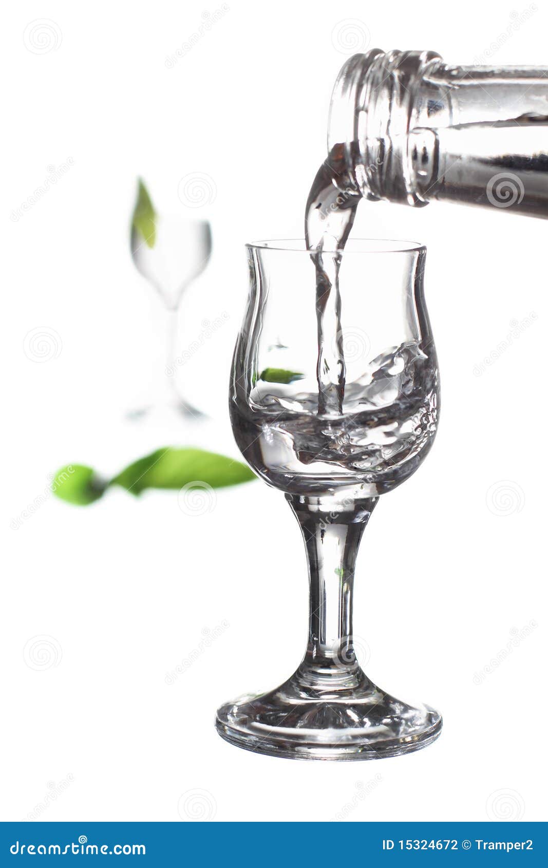 Glass of vodka stock photo. Image of cold, backlit, booze - 15324672