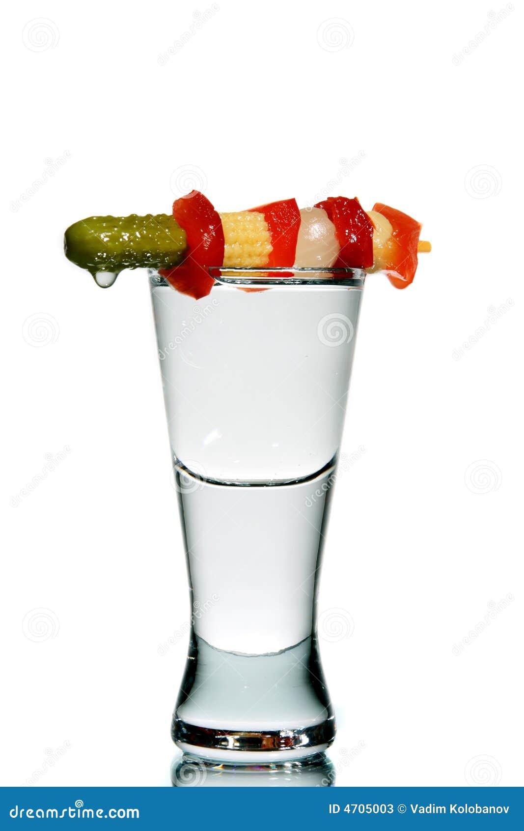 Glass with Vodka stock image. Image of life, blue, still - 4705003