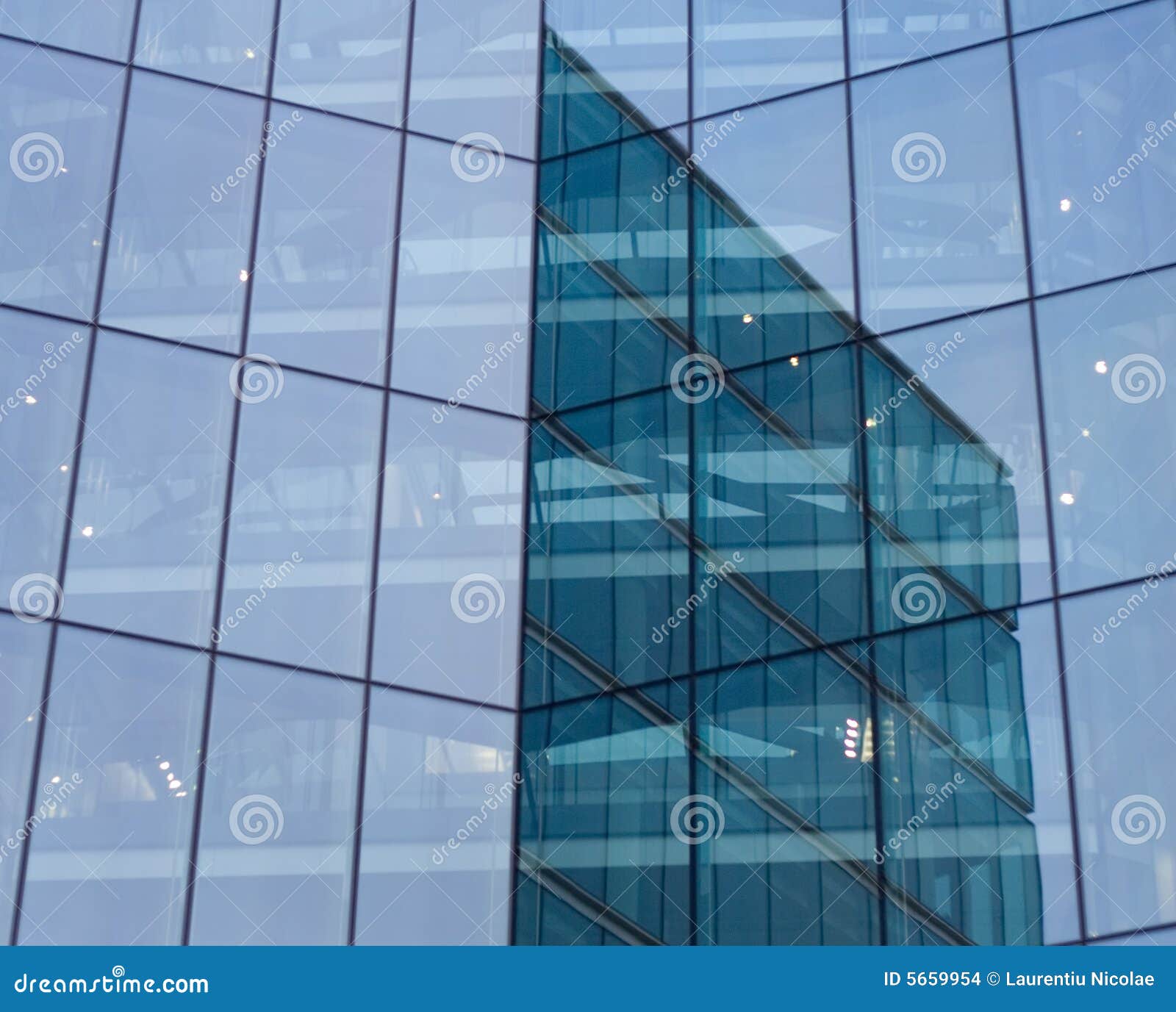 Glass wall stock photo. Image of mirror, reflection, parallel - 5659954