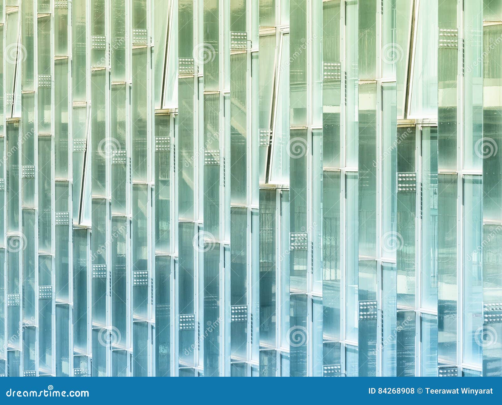 Glass Wall Architecture Details Facade Modern Building Stock Photo ...