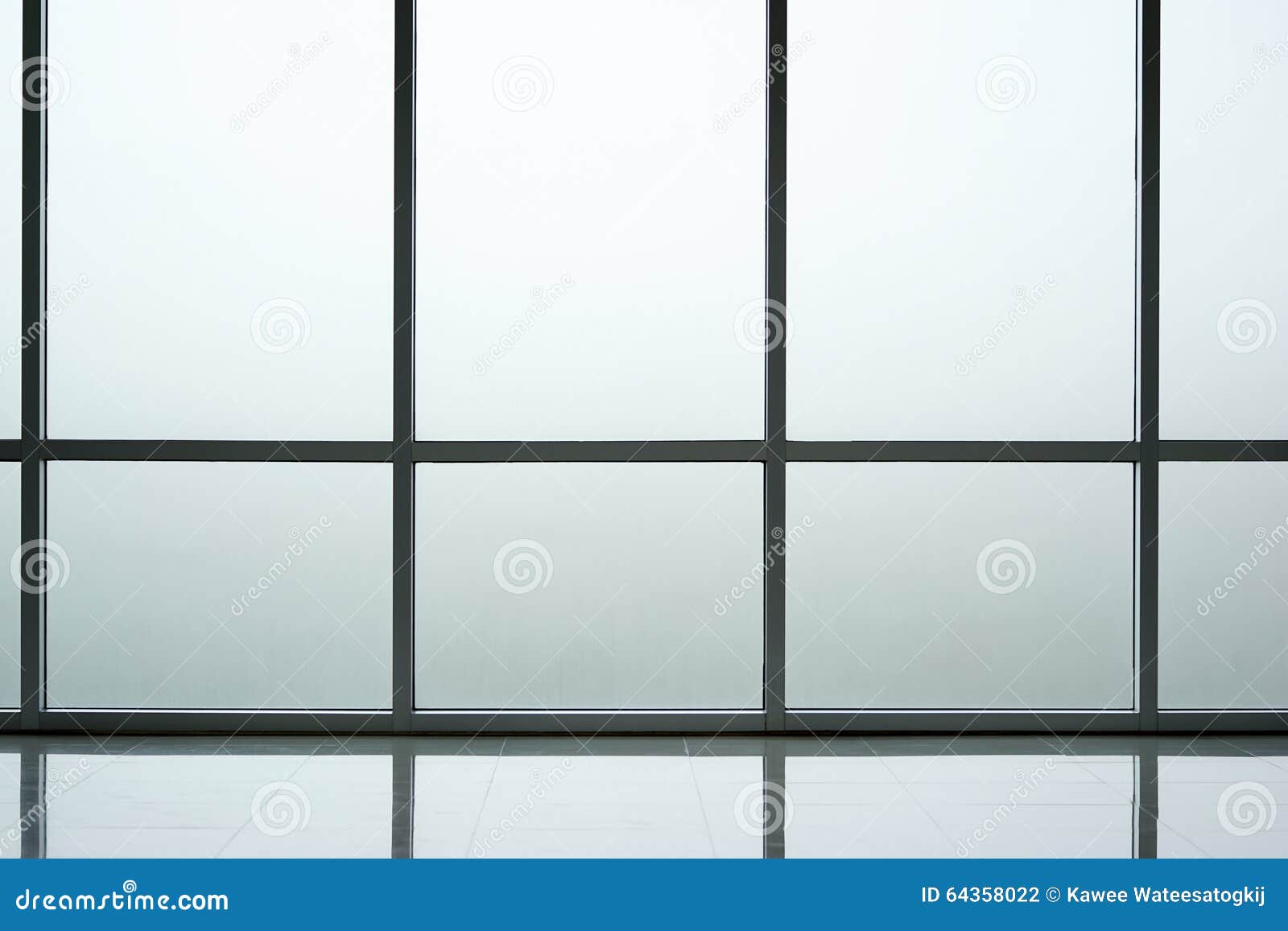 Frosted Glass Wall Background Interior of Modern Office Building ...