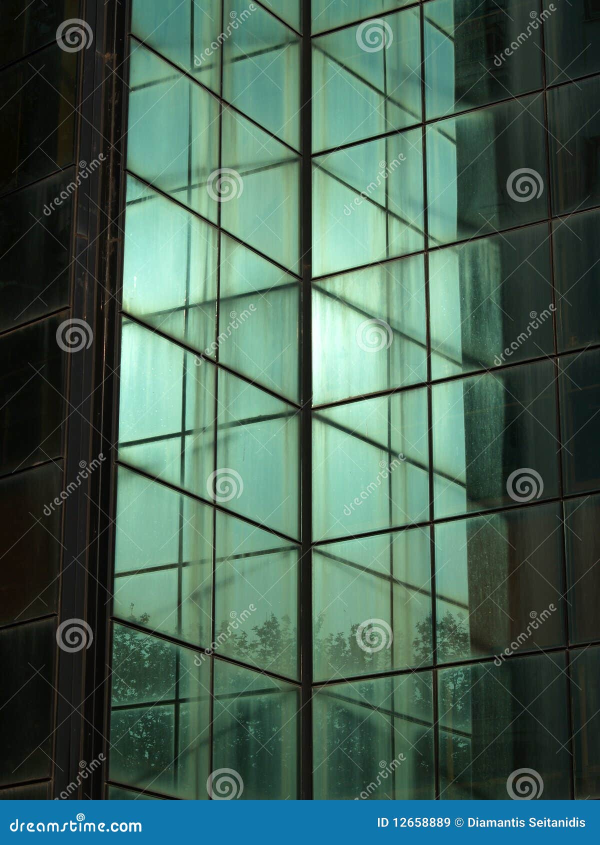 Glass wall building stock image. Image of mesh, architecture - 12658889