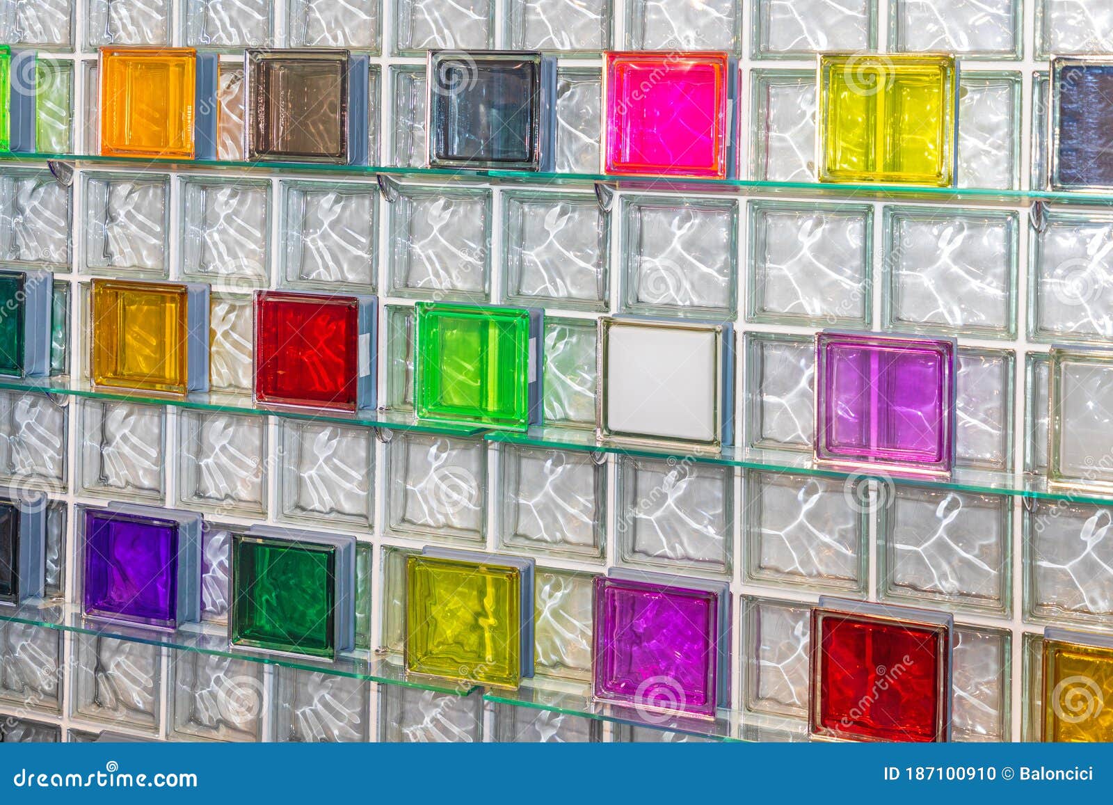 Glass Wall Cubes stock photo. Image of vivid, architecture - 187100910