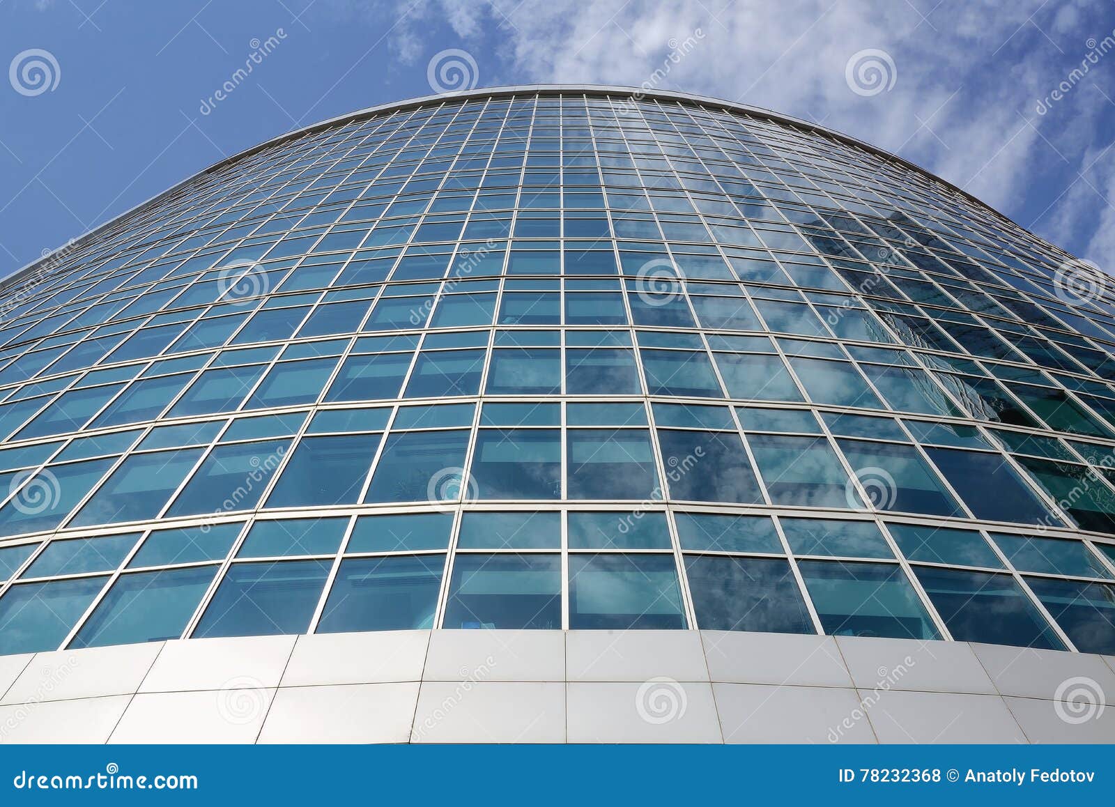 Glass Wall of Modern High-rise Building Stock Photo - Image of design ...