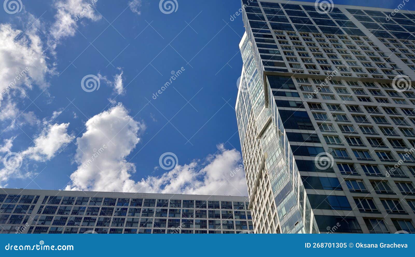 Glass Wall of an Office Building Stock Image - Image of onka, glass ...