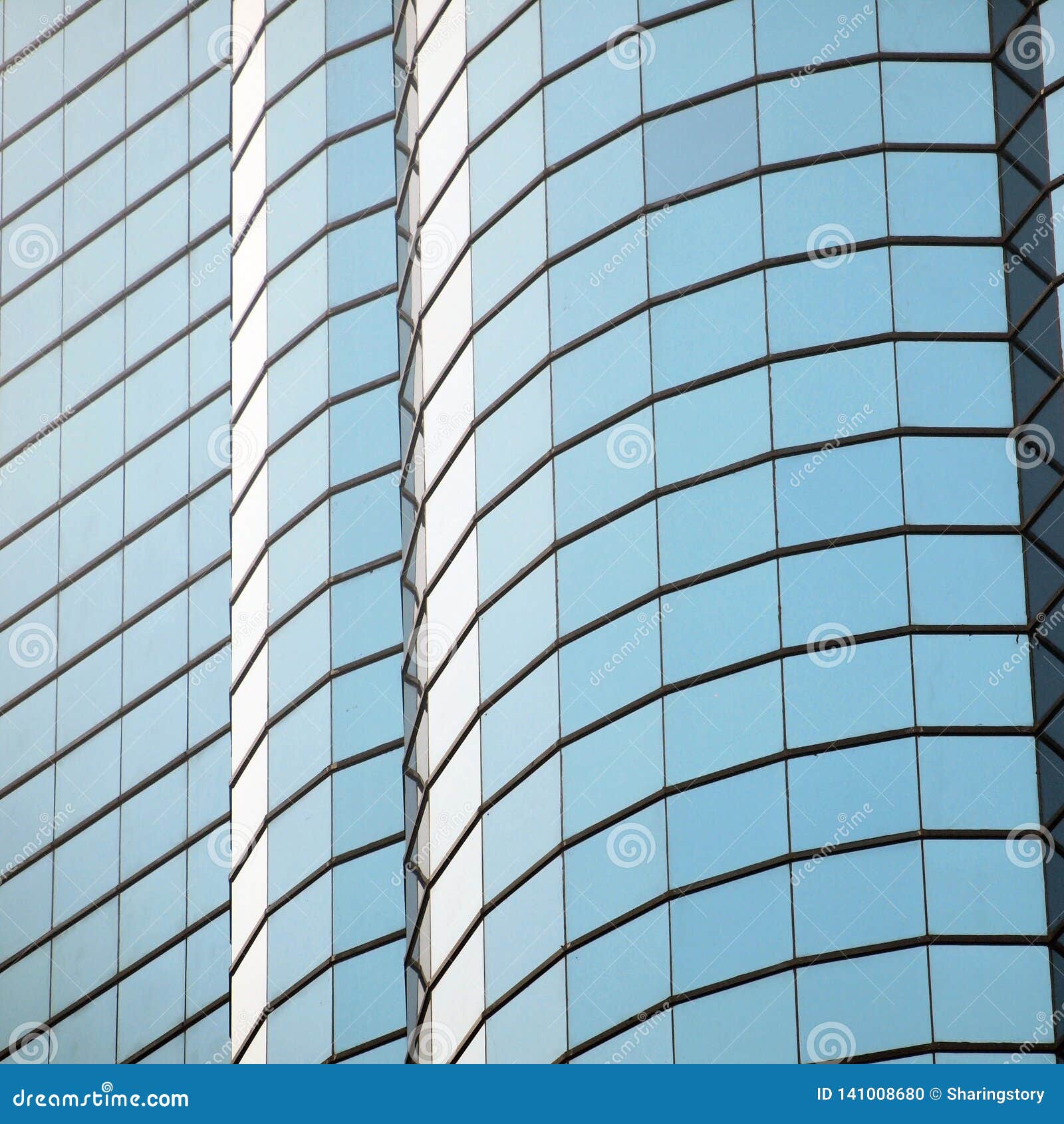 Glass Wall with Open Windows Stock Photo - Image of office, high: 141008680