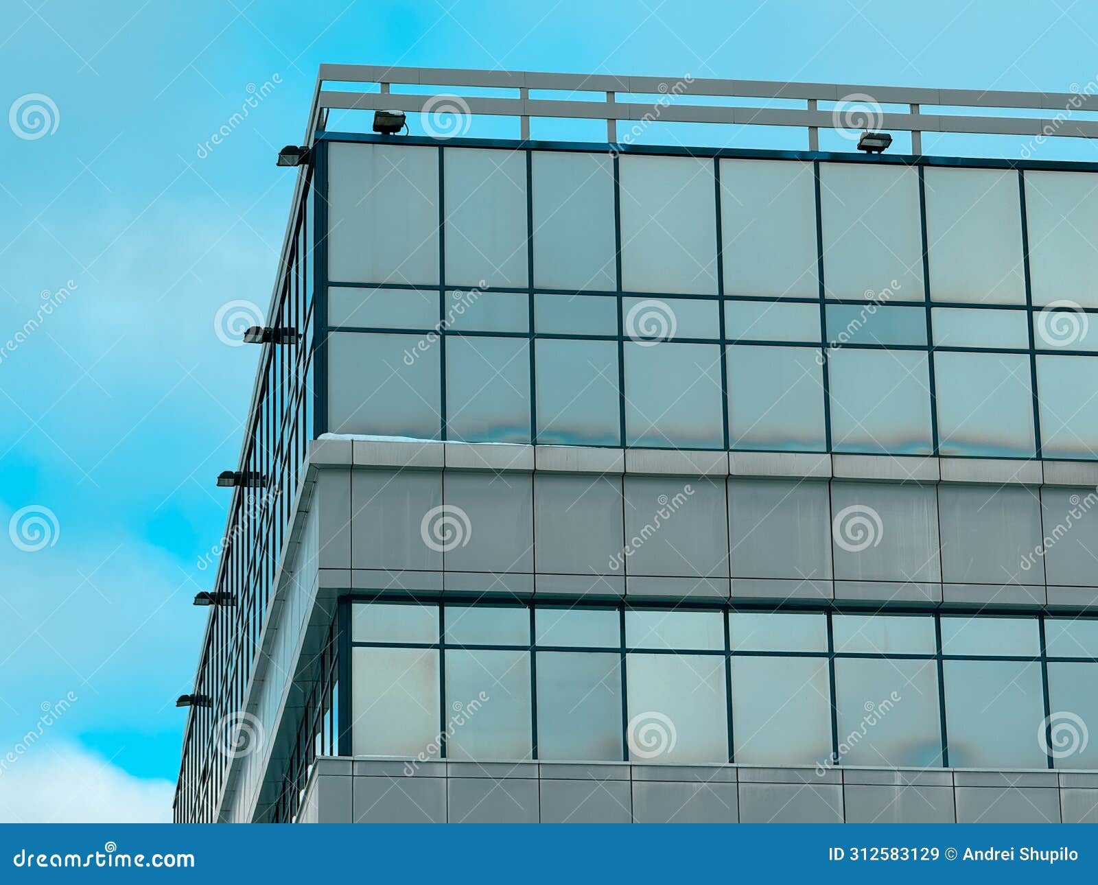 Glass Walls of a Building As an Abstract Background. Texture Stock ...