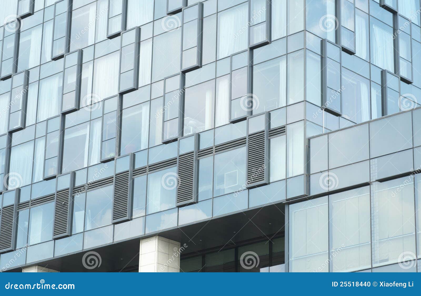 Glass Walls of Modern Hotel Architecture Stock Photo - Image of style ...