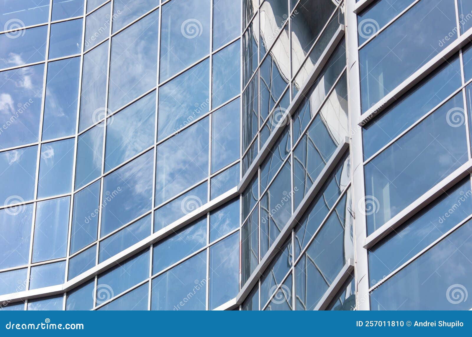 Glass Walls of a Skyscraper House. Stock Photo - Image of city ...