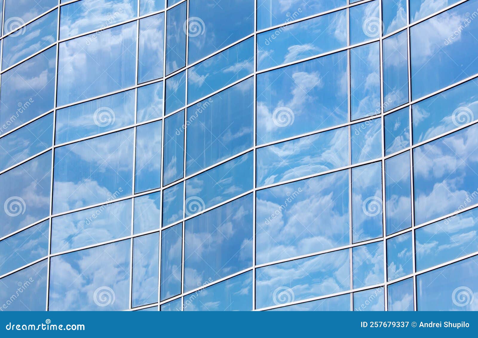 Glass Walls of a Skyscraper House. Stock Image - Image of city, pattern ...
