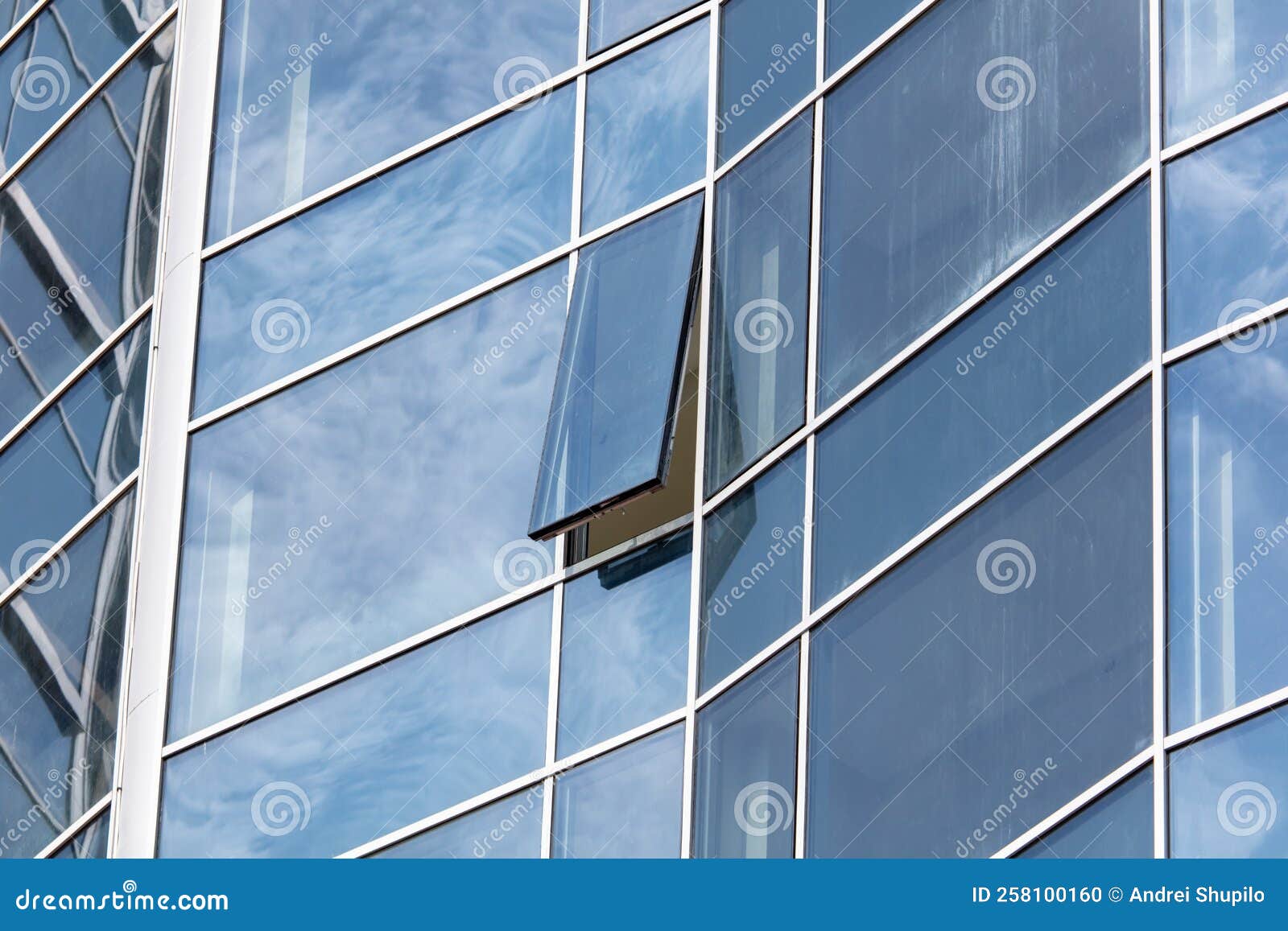 Glass Walls of a Skyscraper House. Stock Photo - Image of technology ...