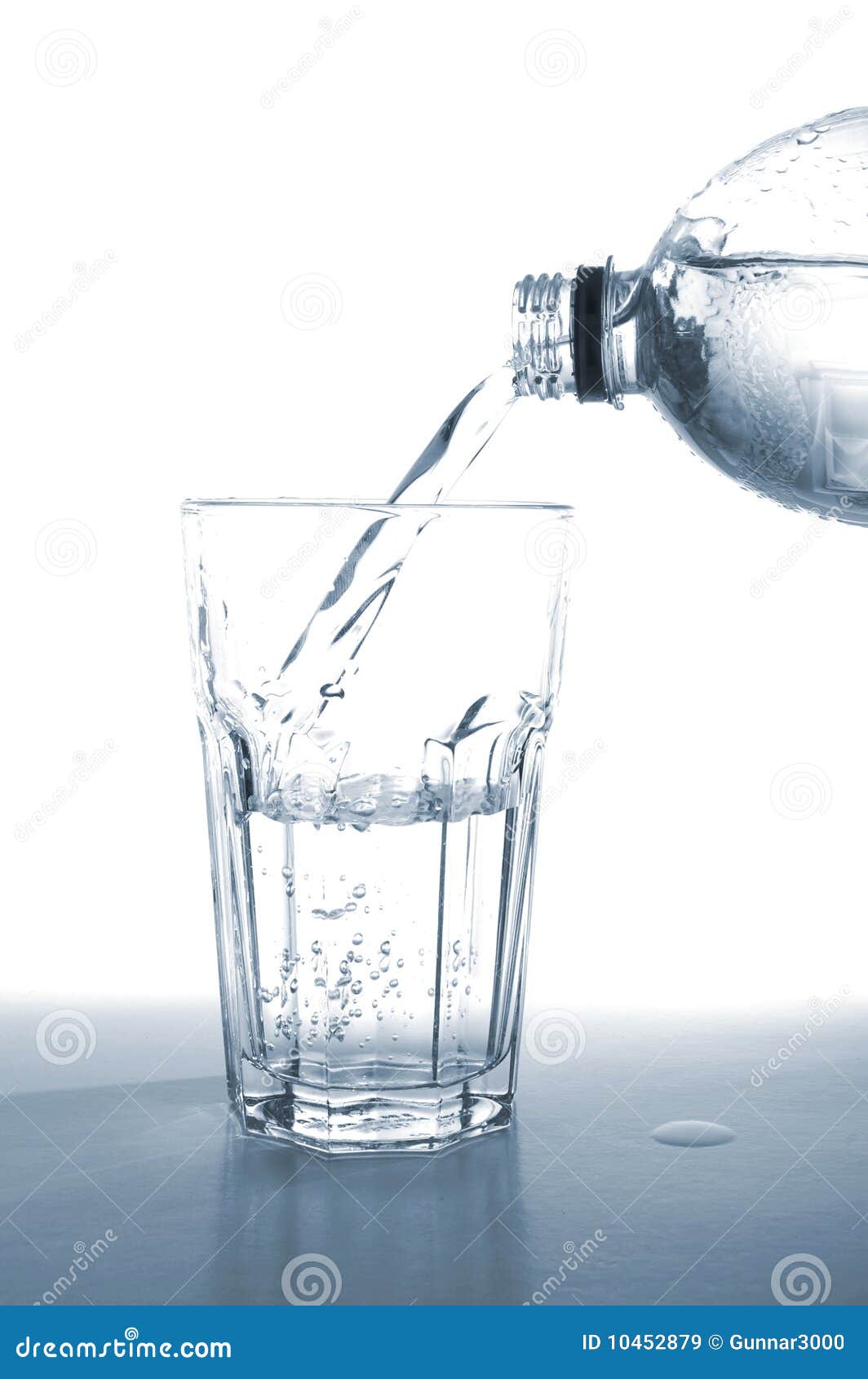 Glass of water stock image. Image of filling, transparent - 10452879
