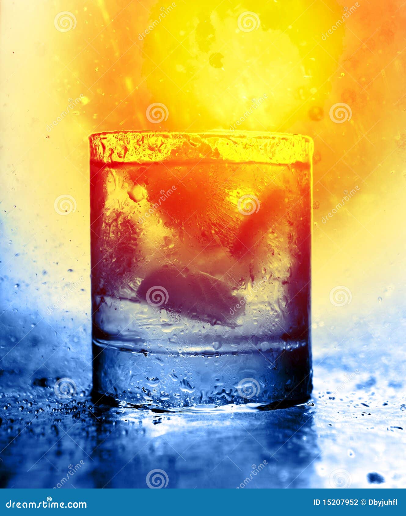 Glass with water. stock photo. Image of close, bubble - 15207952