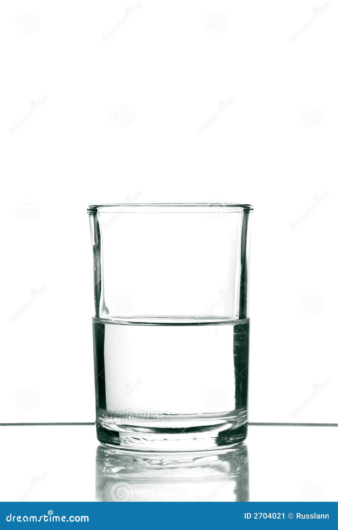 Glass with water stock image. Image of filling, clear - 2704021