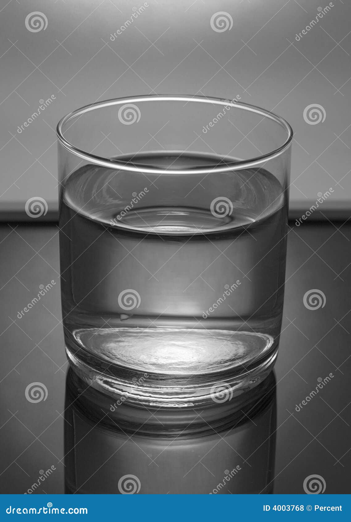 Glass of water stock photo. Image of mirror, transparent - 4003768