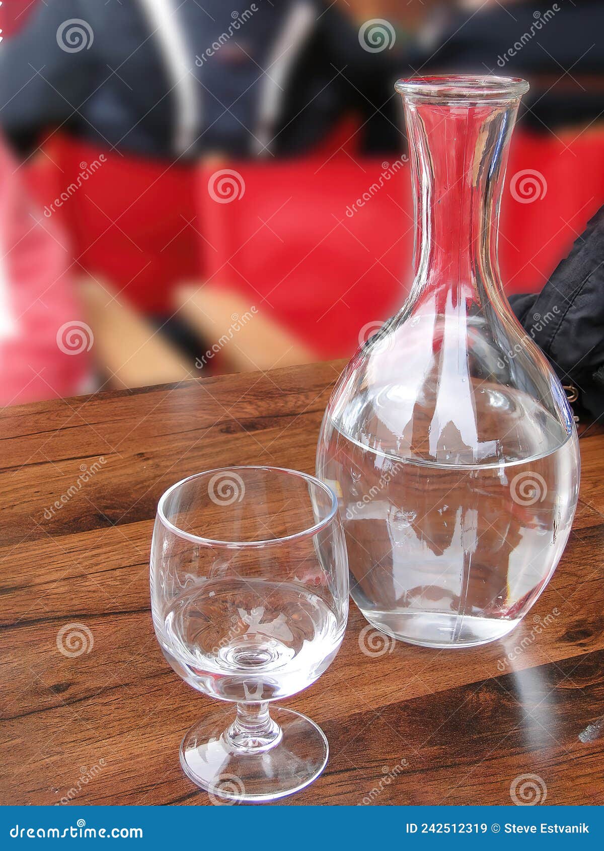 Glass and water carafe stock image. Image of glass, chilled - 242512319