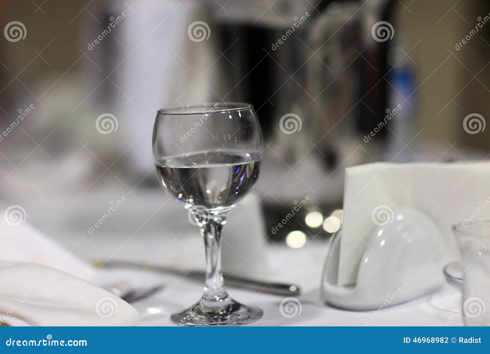 Glass of water stock photo. Image of dine, luxury, dining - 46968982
