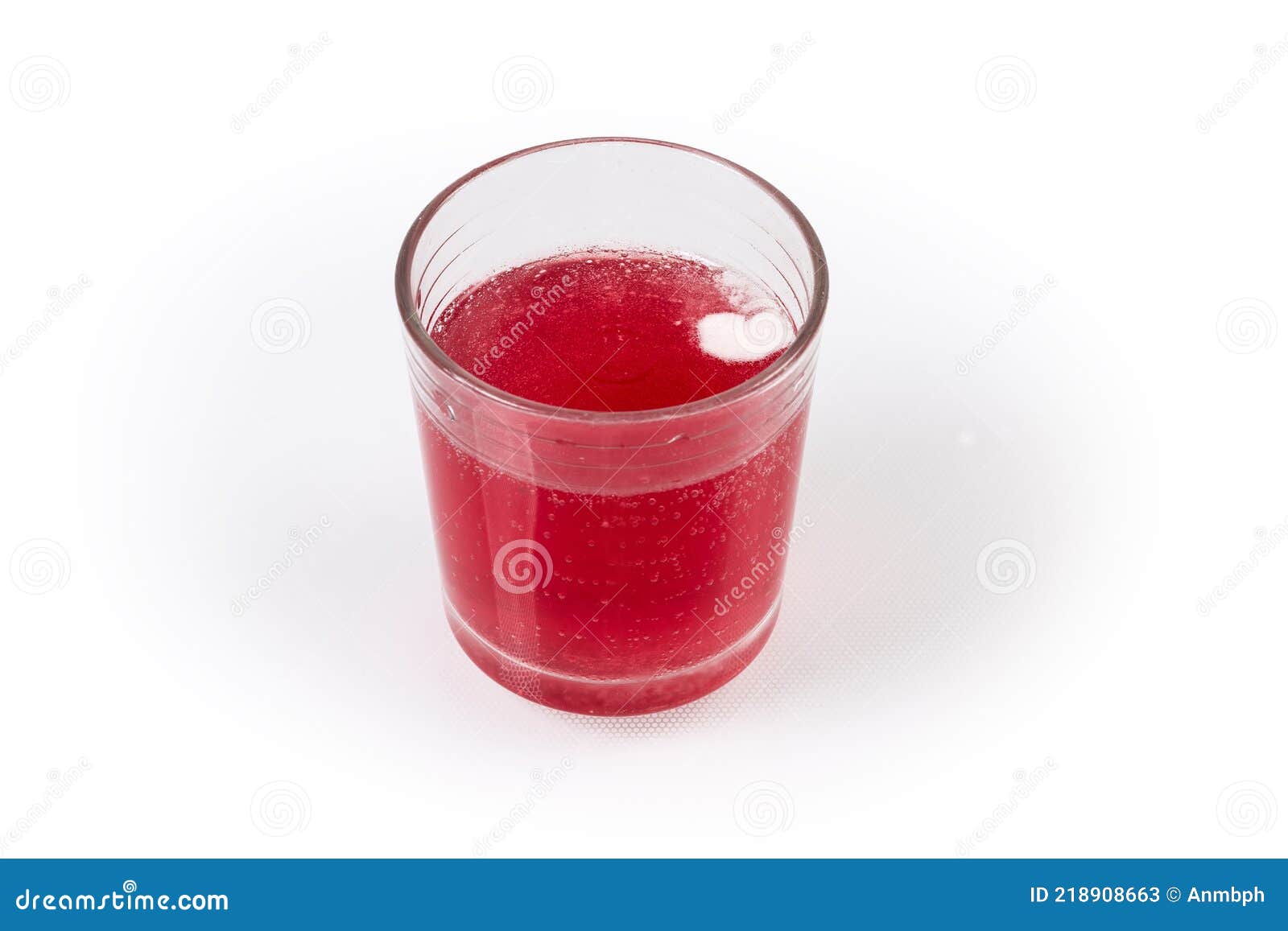 Glass of Water with Dissolved in it Effervescent Tablet Stock Image ...