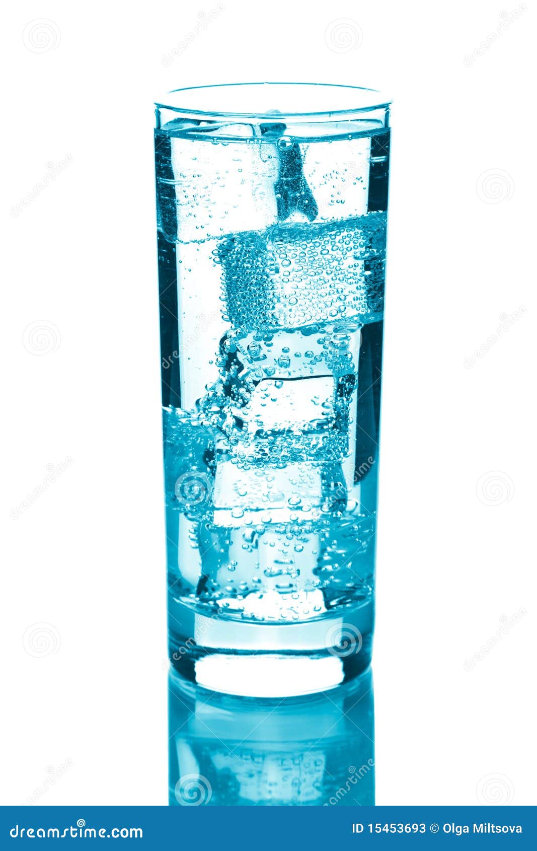 Glass of water isolated stock image. Image of clean, hygiene - 15453693