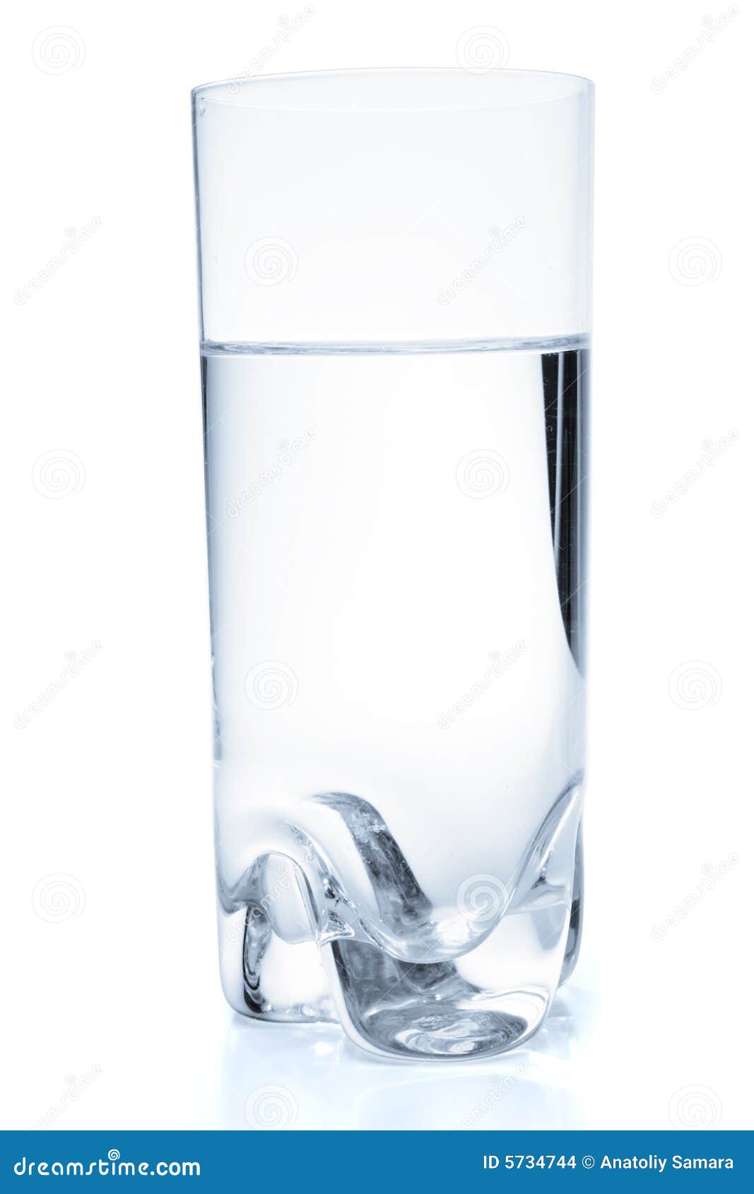 Glass with water, isolated stock photo. Image of freshness - 5734744