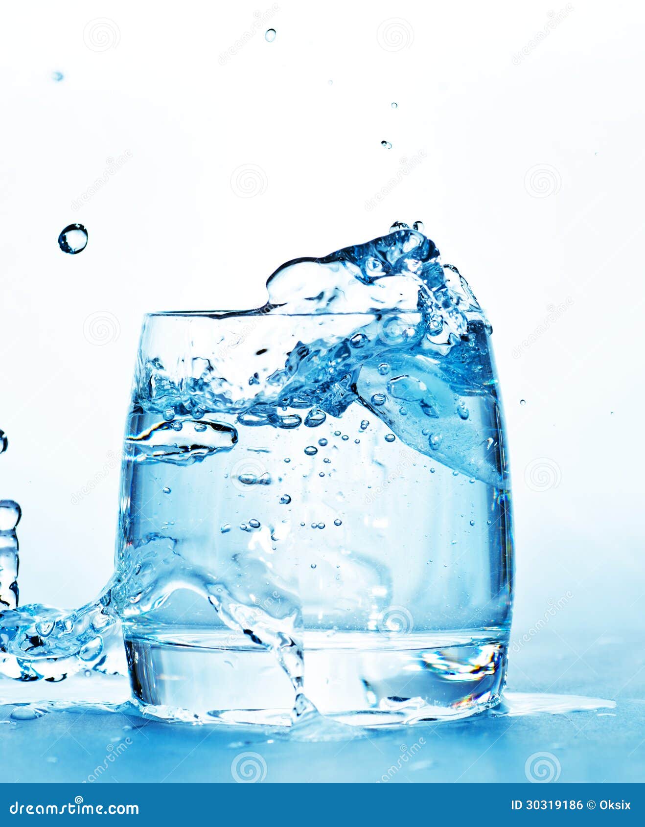 Glass with water stock photo. Image of bubble, glass - 30319186