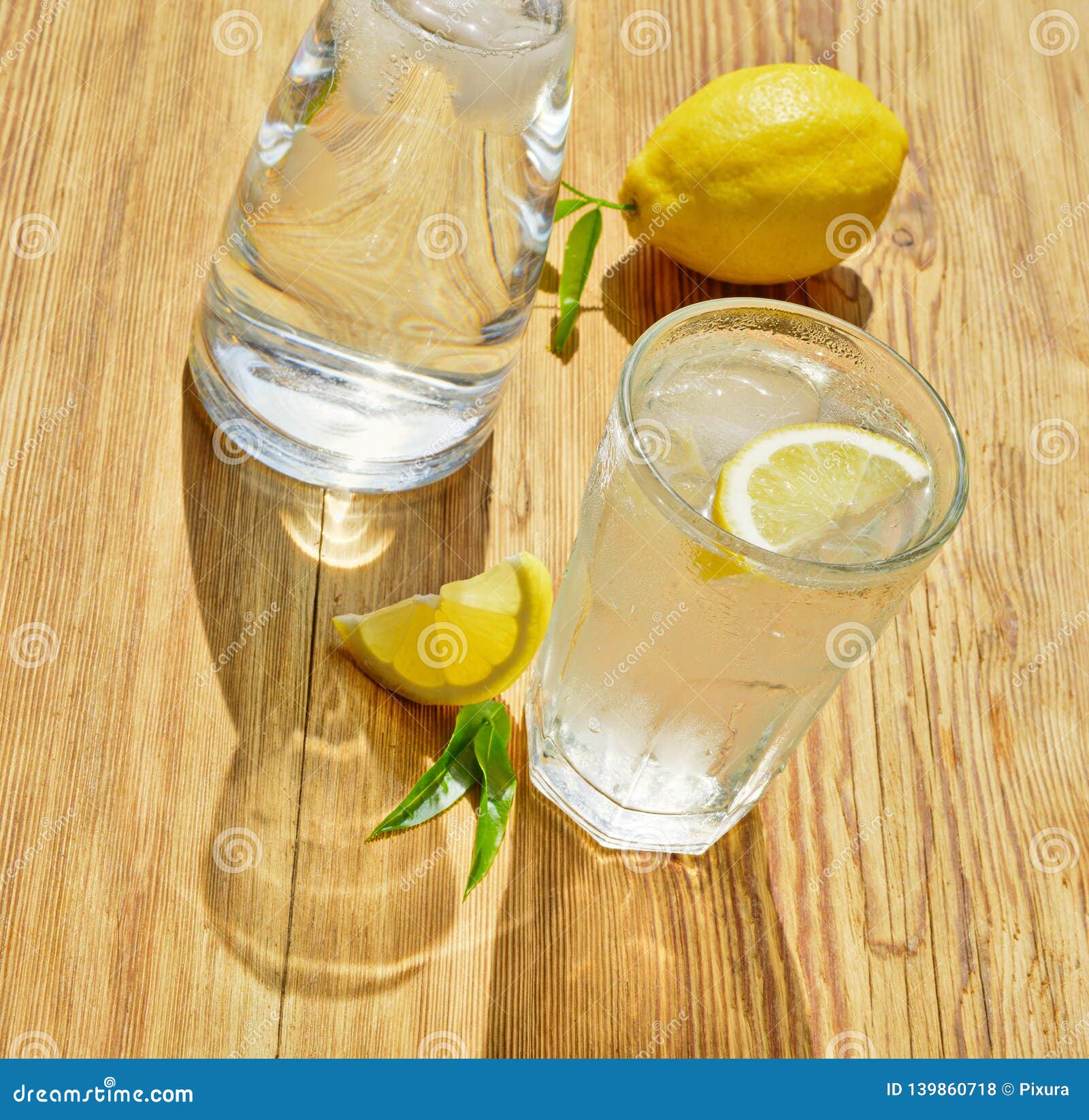 Glass of Water with Lemon stock photo. Image of holiday - 139860718