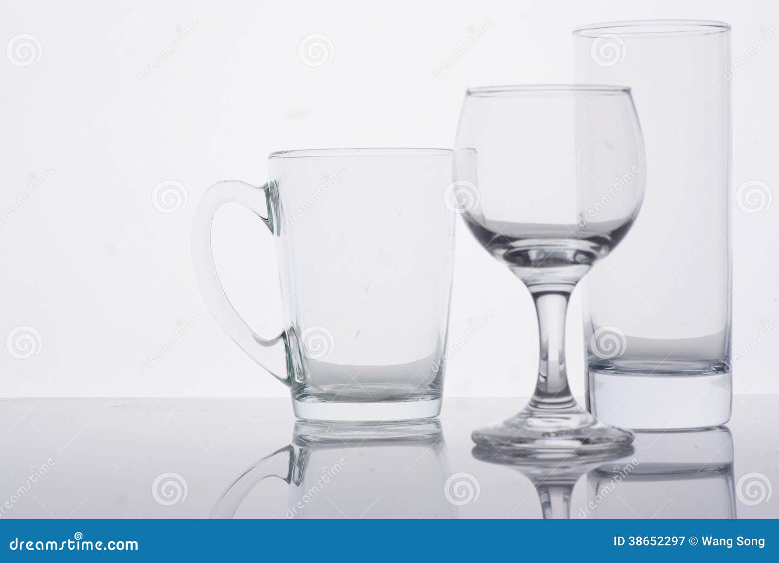 Glass of water stock image. Image of beverage, transparent - 38652297