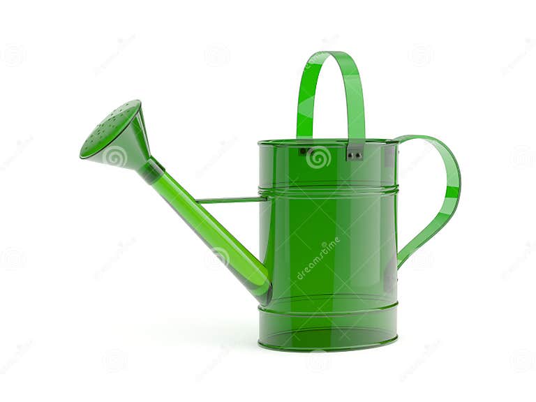 Glass watering can stock illustration. Illustration of gardening - 30758060