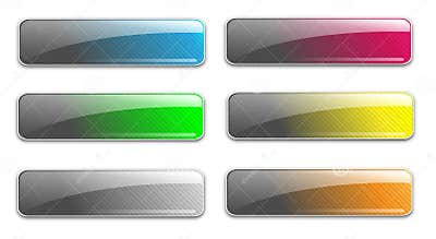 Glass web buttons stock vector. Illustration of colors - 13118550