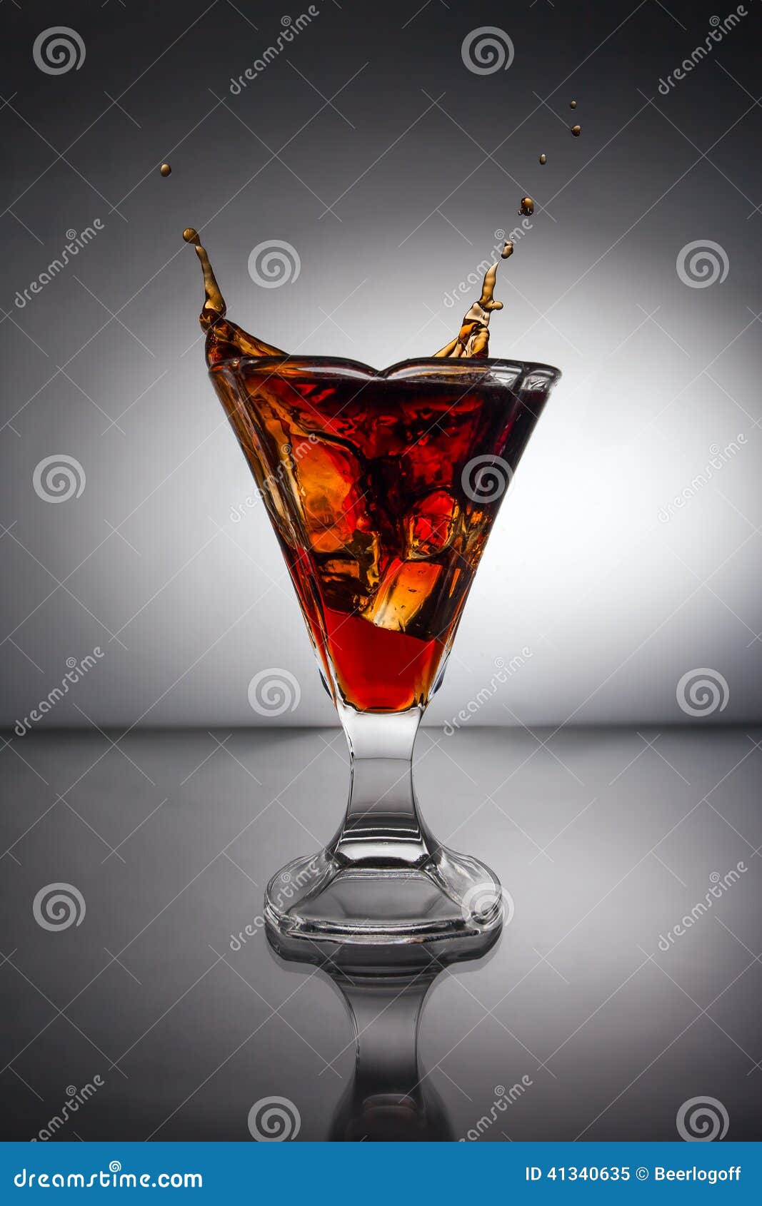 Glass with whiskey splash stock image. Image of alcohol - 41340635