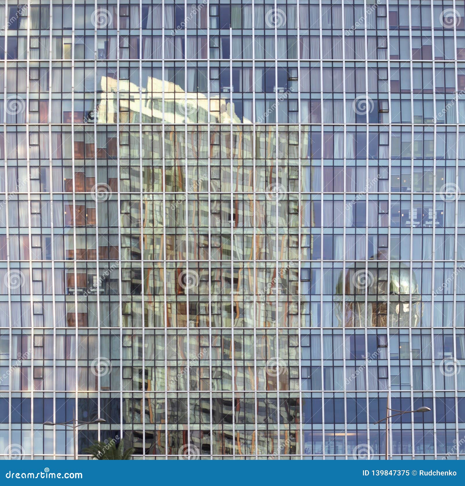 Glass Window Architecture Build Background Stock Image - Image of ...