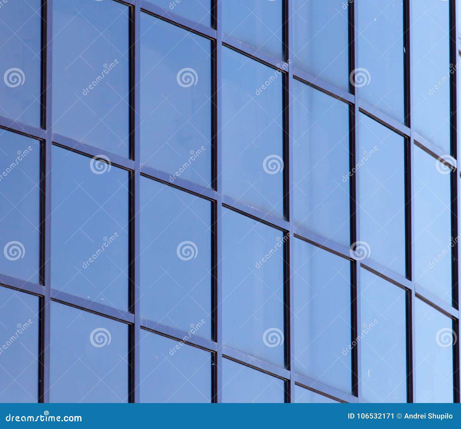 Glass Windows of the Building As a Backdrop Stock Image - Image of wall ...