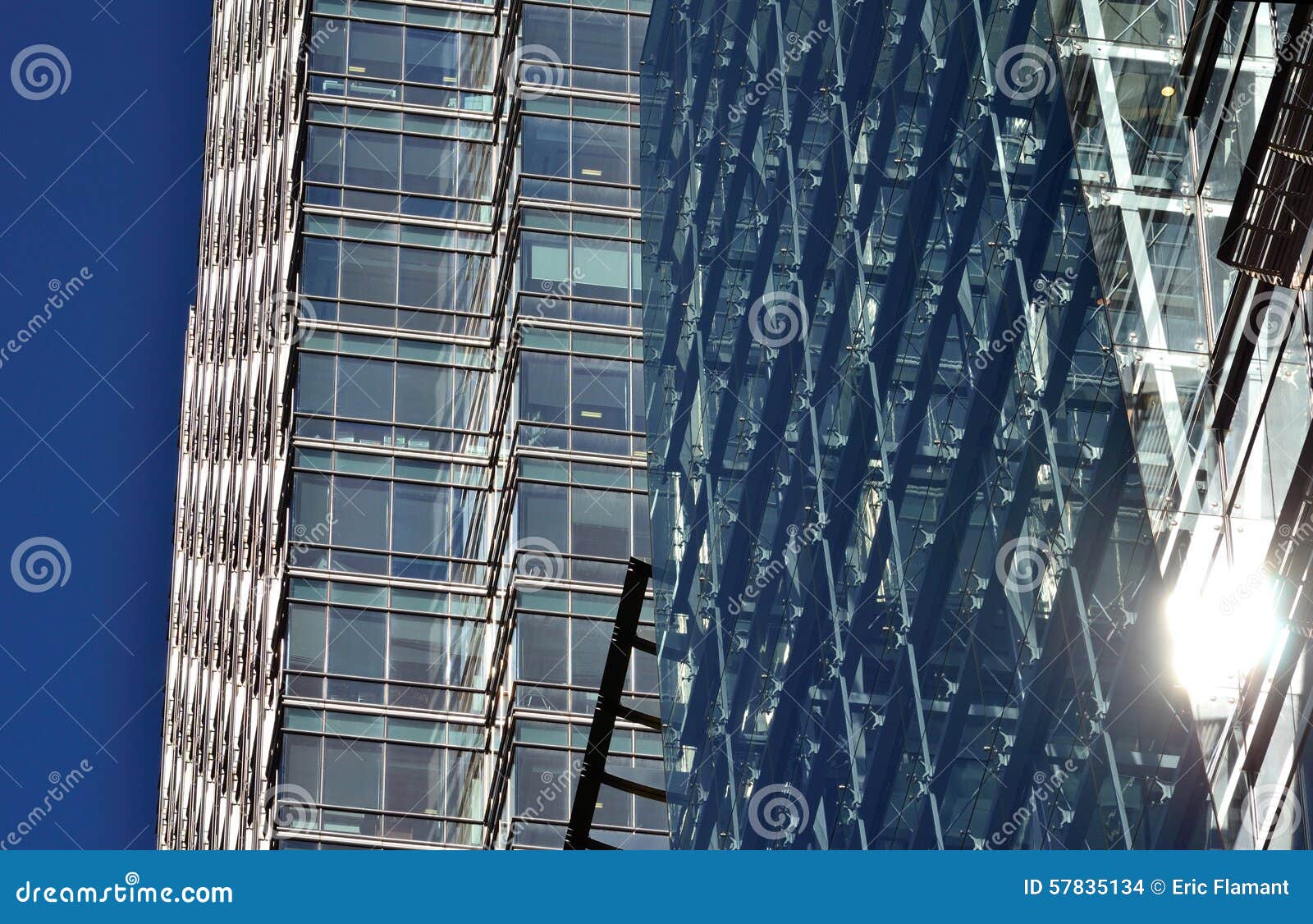 Glass windows facade stock photo. Image of office, perspective - 57835134