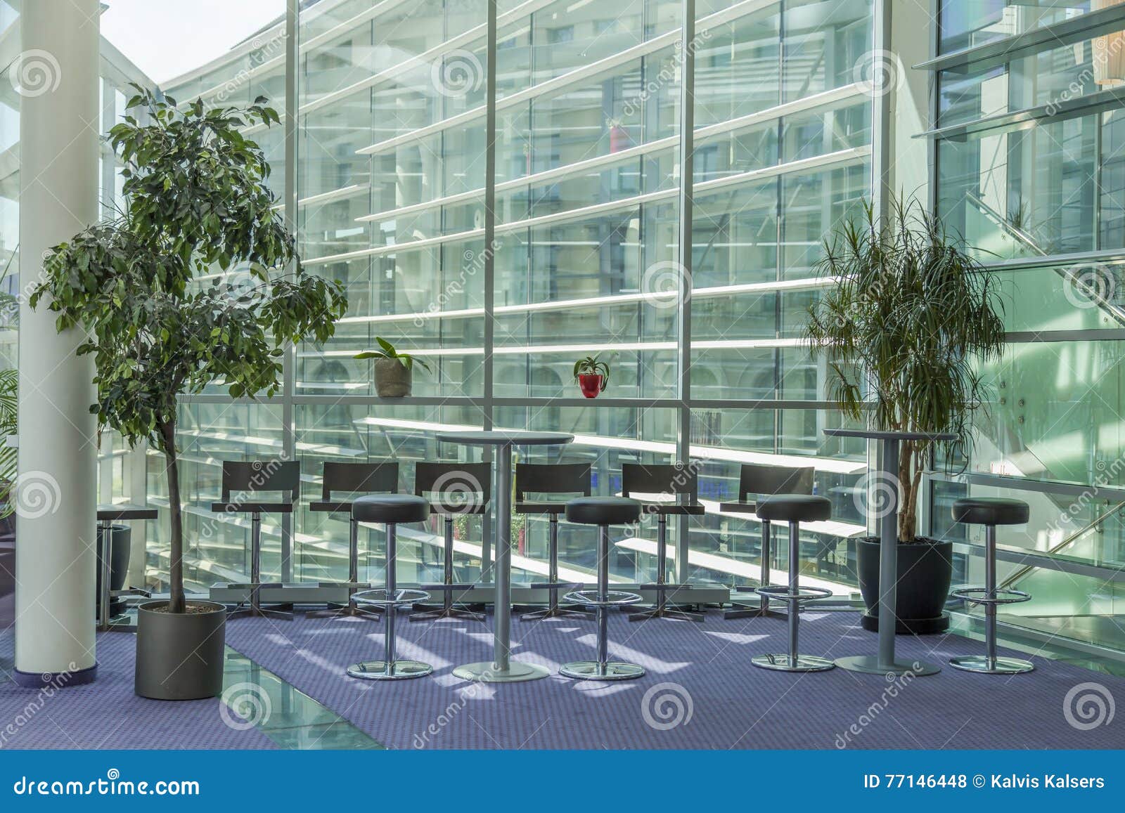 Glass windows in hotel stock photo. Image of place, healthcare - 77146448