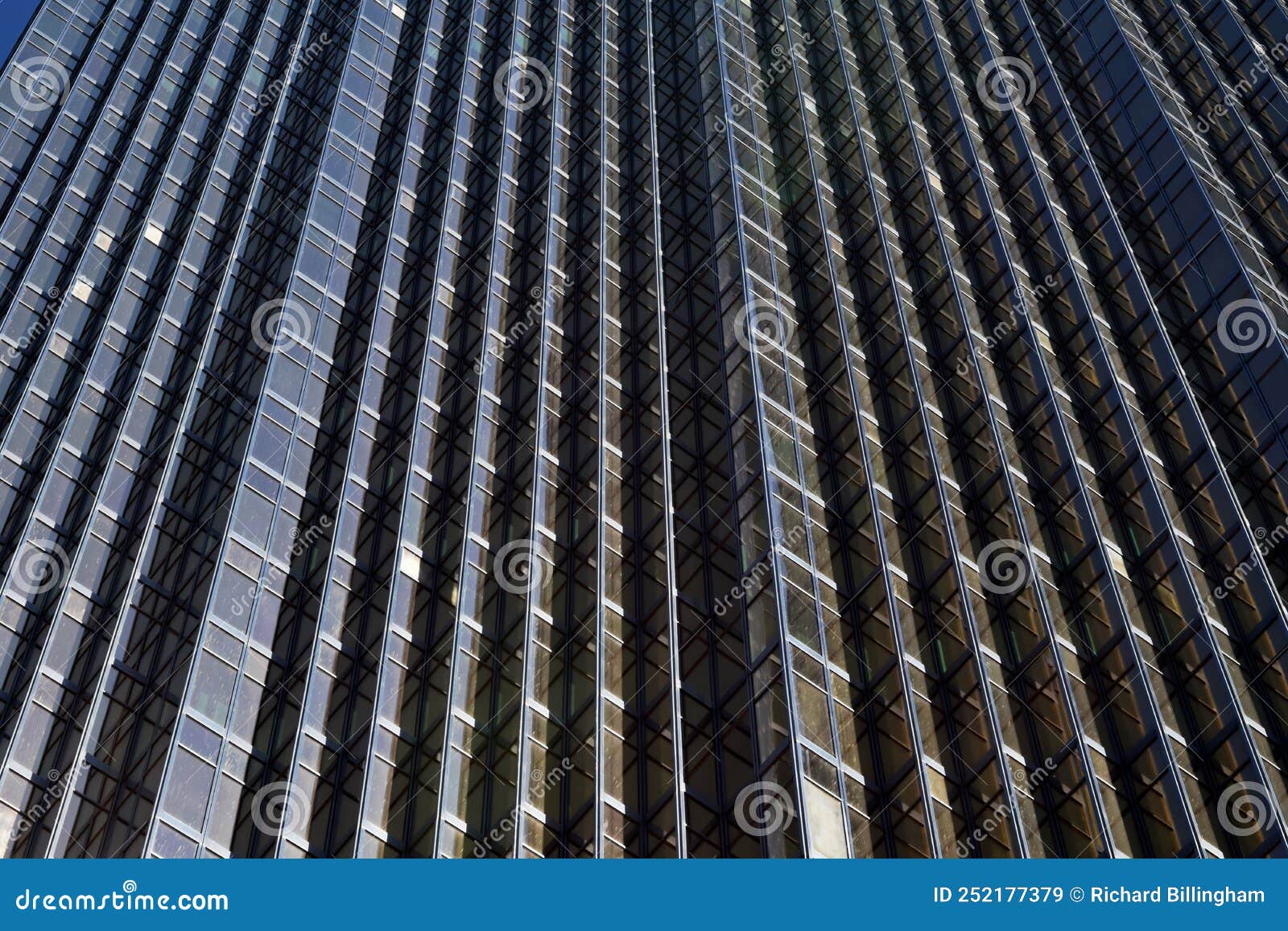 Glass Windows Making Pattern, Modern Skyscraper, Toronto, Ontario ...