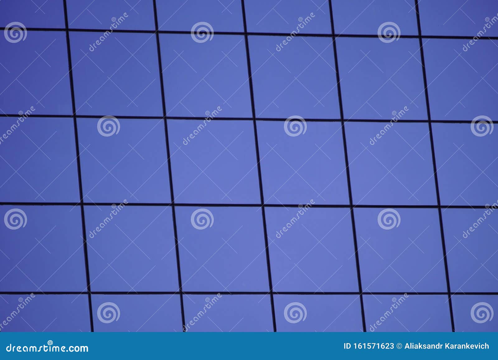 Glass Windows Repeating Geometric Pattern. Part of a Modern Building ...