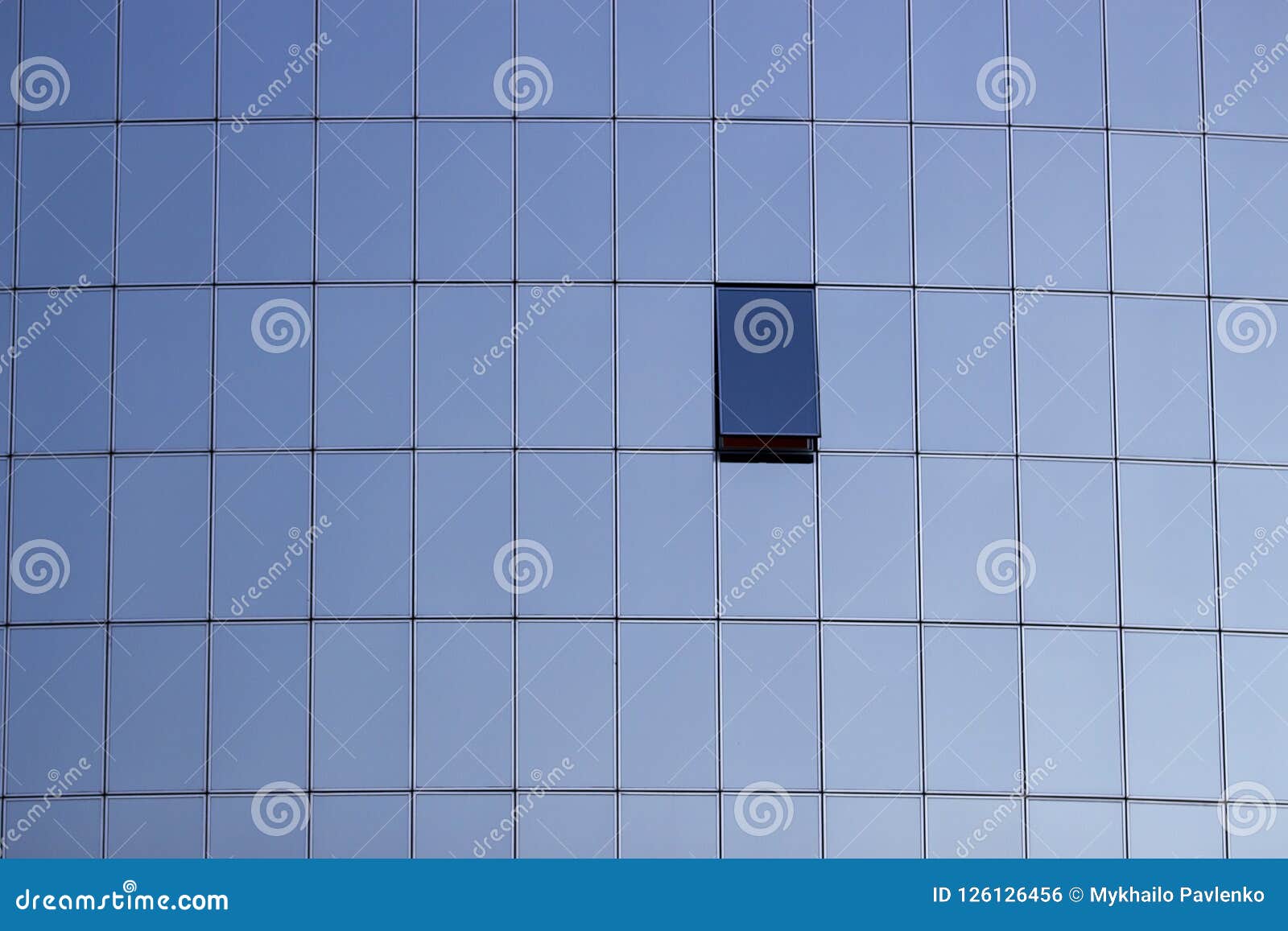 Glass Windows of Skyscrapers, Texture. Matte Surface Not Reflecting the ...