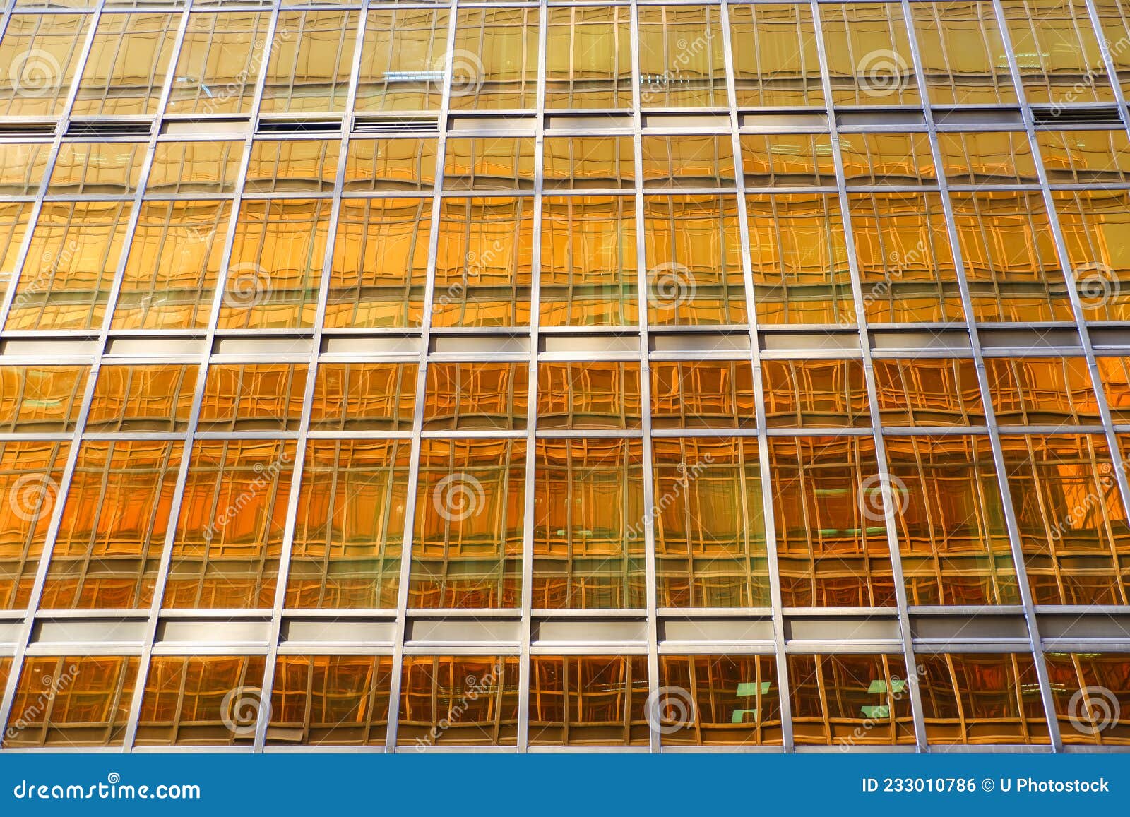 Glass Windows Wall of Highrise Building Stock Photo - Image of pattern ...