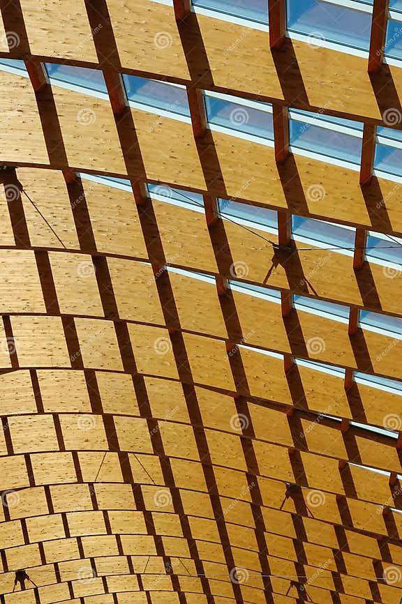 Glass and wood celling stock photo. Image of interior - 2847150