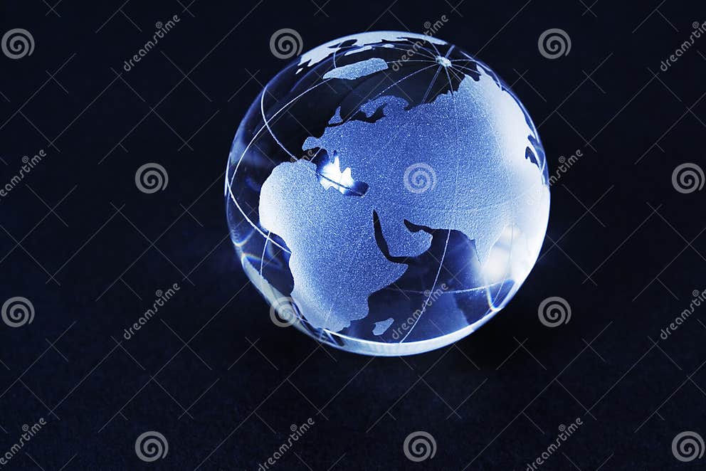 Glass world globe stock photo. Image of metaphor, color - 2304444