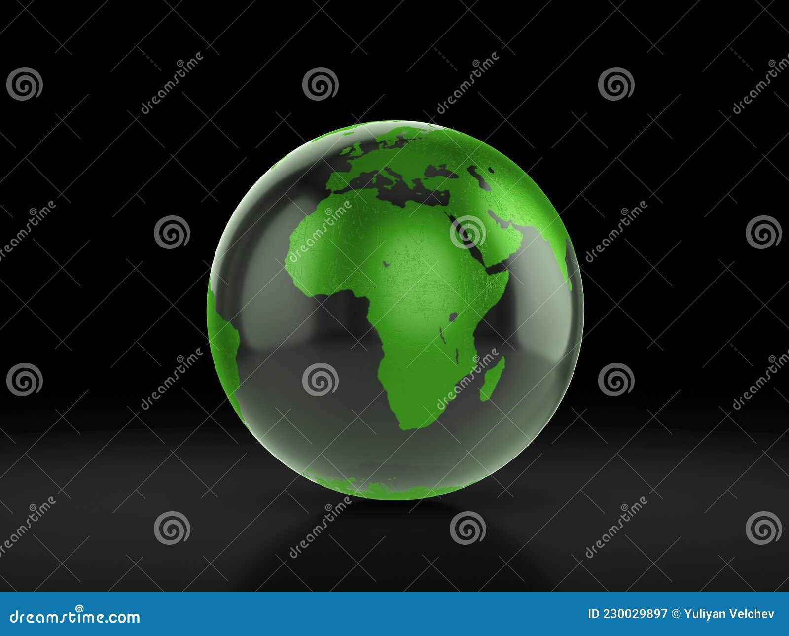 Glass world globe stock illustration. Illustration of crystal - 230029897