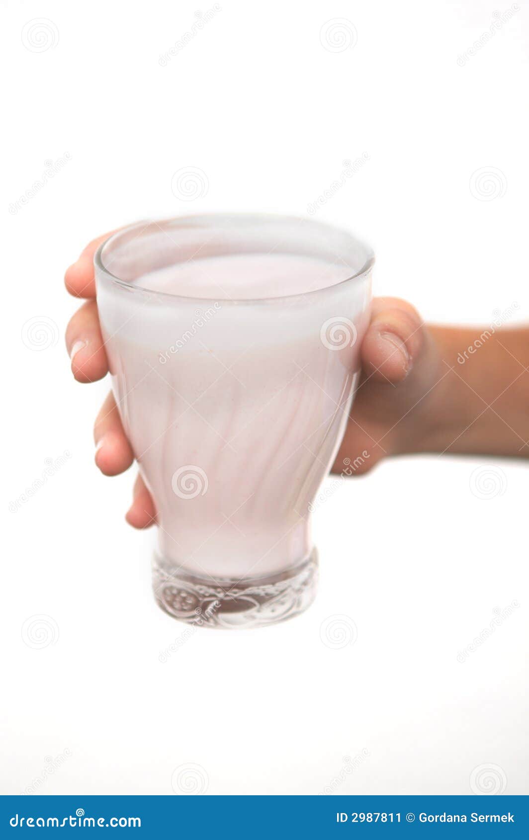 Glass of yogurt stock image. Image of healthy, delicious - 2987811