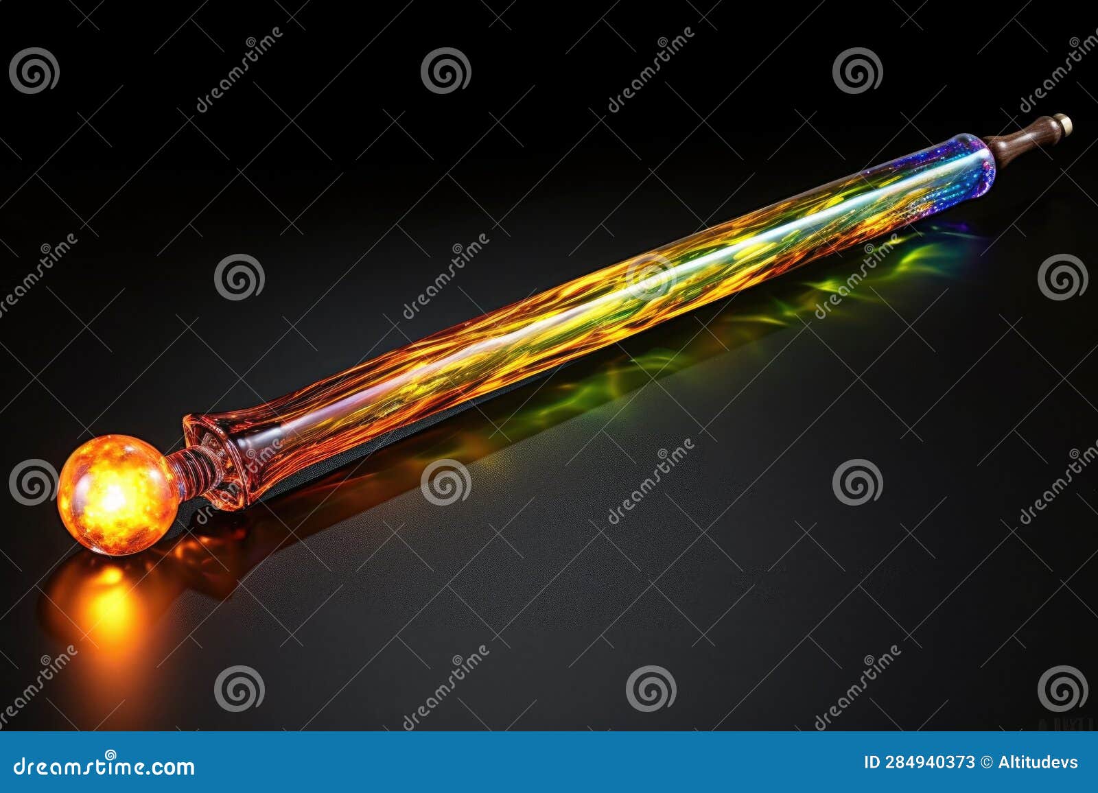 Glassblowing Torch Flame Heating Glass Rod Stock Image - Image of ...